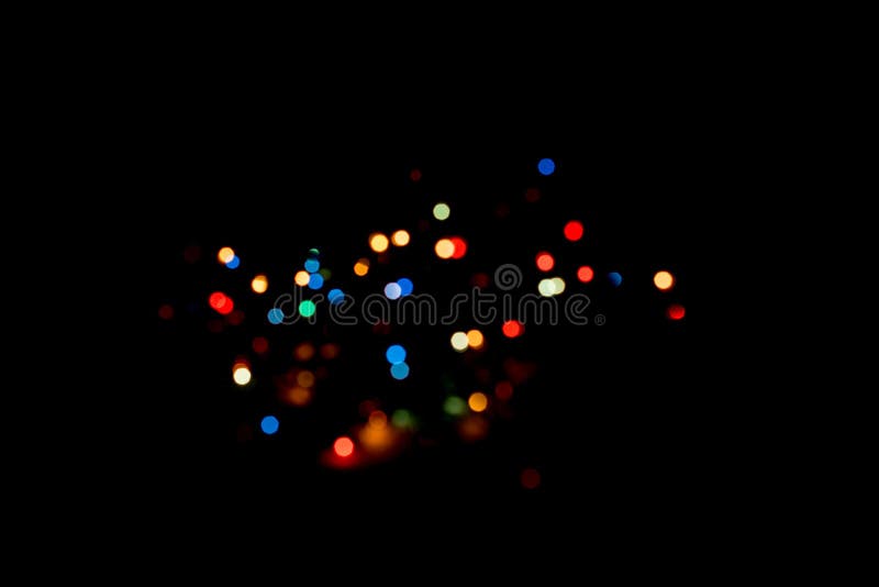 Background with Multi Color Bokeh Lights Stock Image - Image of ...