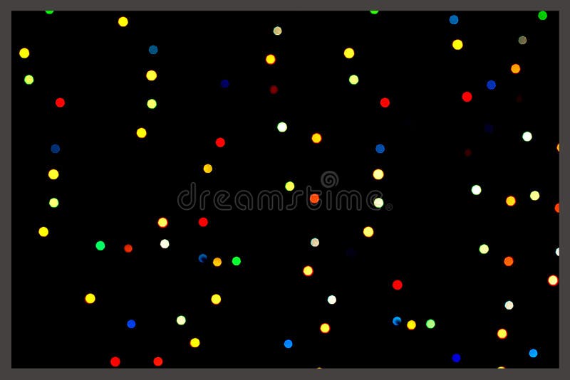 Background with Multi Color Bokeh Lights Stock Image - Image of light ...