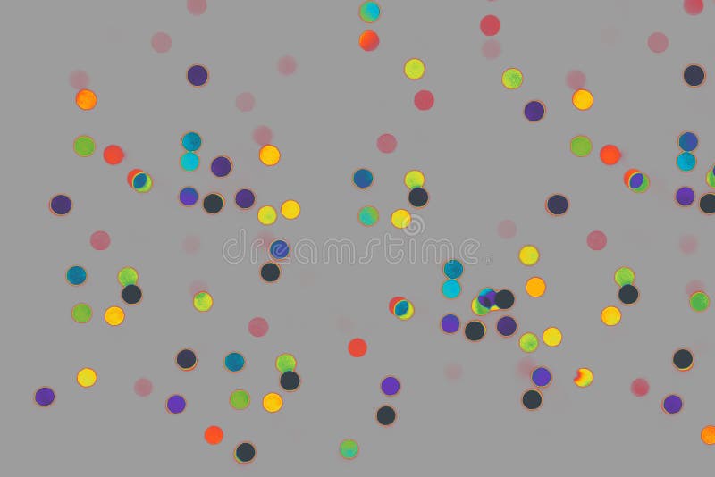 Background with Multi Color Bokeh Lights Stock Illustration ...