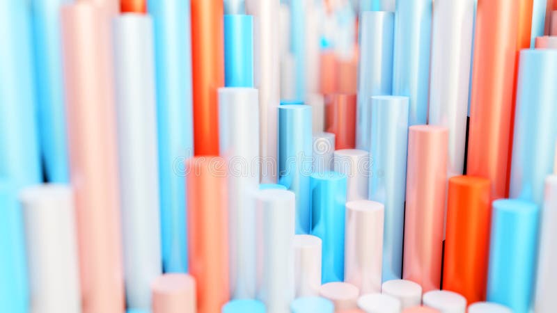 The Background of the Multi-colored Cylinders is Chaotic Stock ...