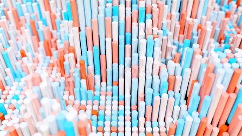 The Background of the Multi-colored Cylinders is Chaotic Stock ...