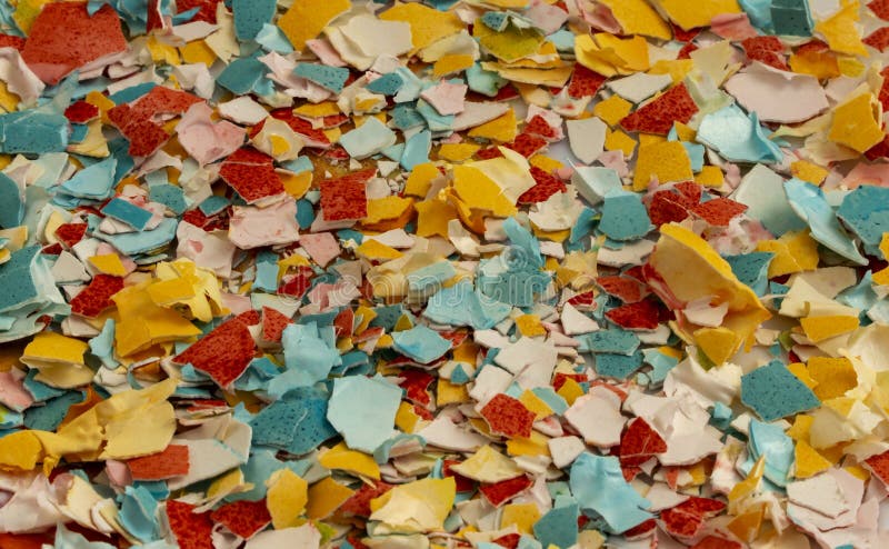 Background from Multi-colored Egg Shell. Small Pieces Stock Image ...