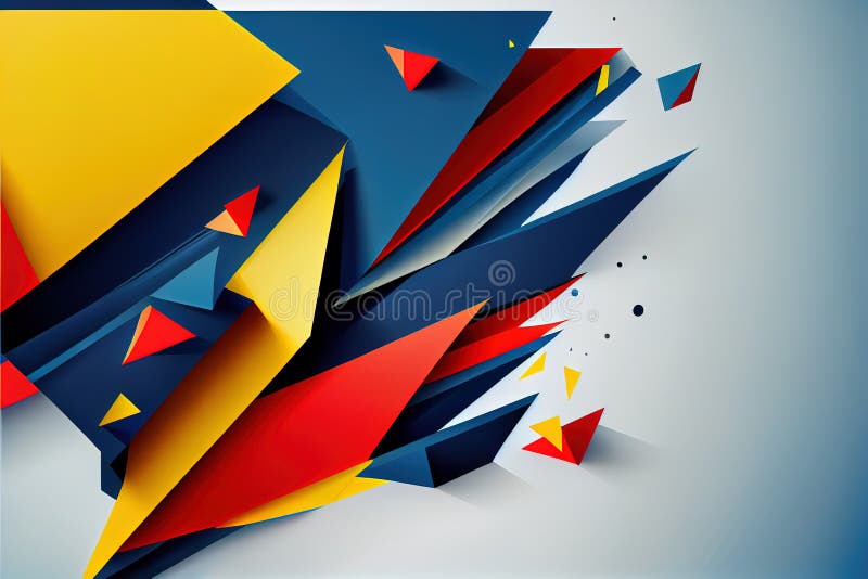 Background of Multi-colored Lines. Colored Abstract Paper Lines ...