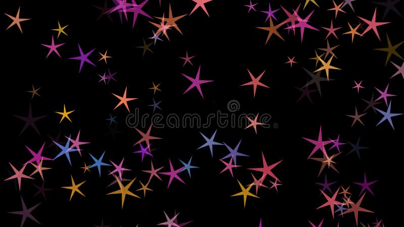 Background of Multi-colored Stars. Abstract Background Pattern Stock ...