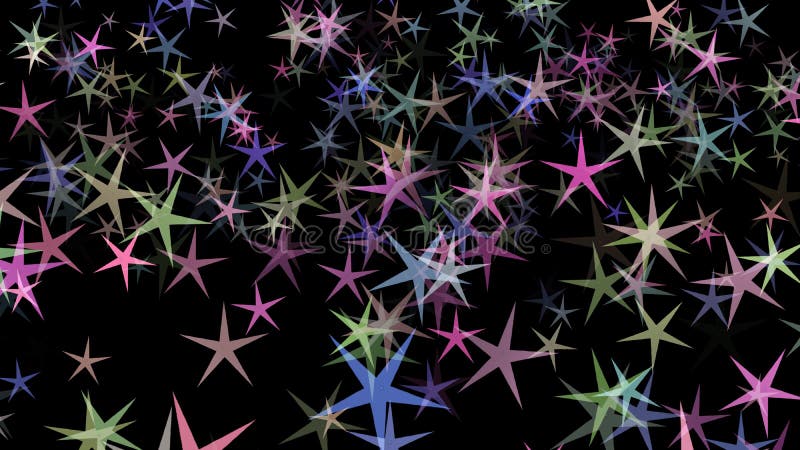 Background of Multi-colored Stars. Abstract Background Pattern Stock ...