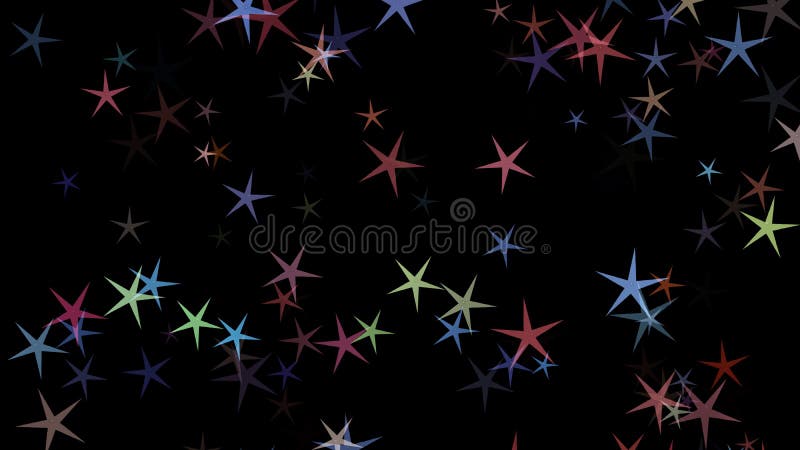 Background of Multi-colored Stars. Abstract Background Pattern Stock ...