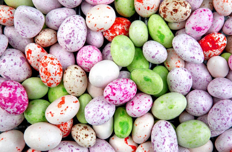 Background from Multi-colored Sweets. Sea Pebbles Sweets Stock Image ...