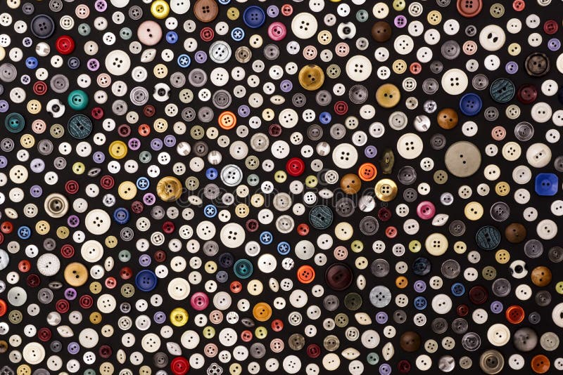 Background - Multicolored Buttons on a Dark Surface Stock Image - Image ...