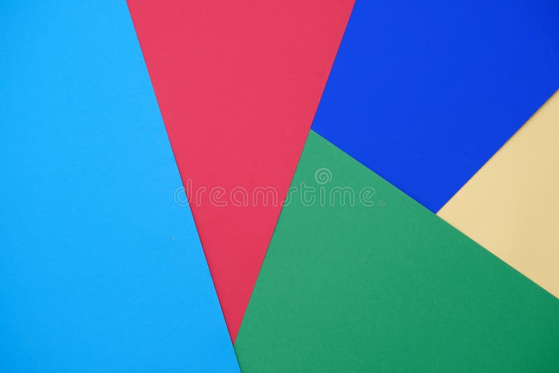 Background from Multicolored Colored Paper Top View Stock Photo - Image ...