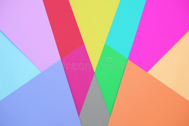 Background from Multicolored Colored Paper Top View Stock Image - Image ...