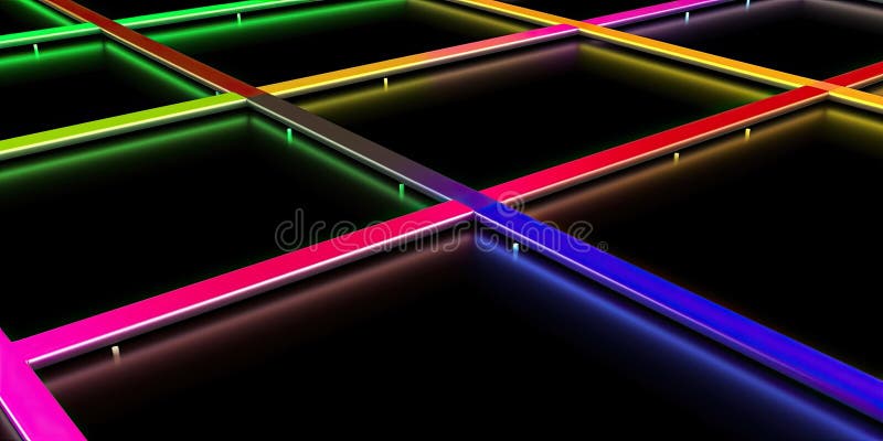 A Background of Multicolored Lines Showing Telecommunications and Data ...