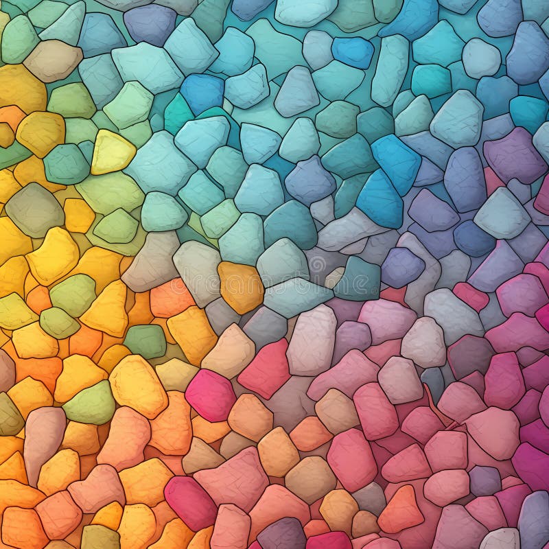 Background from Multicolored Pebbles. Texture for Children S Theme ...