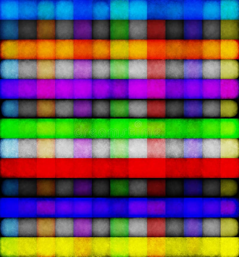 Background of Multicolored Squares Stock Illustration - Illustration of ...