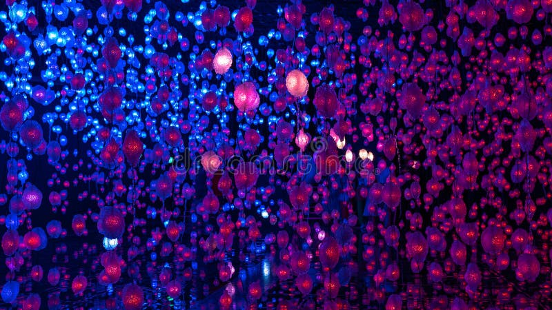 Background with Multiple Colorful Lights Stock Image - Image of ...