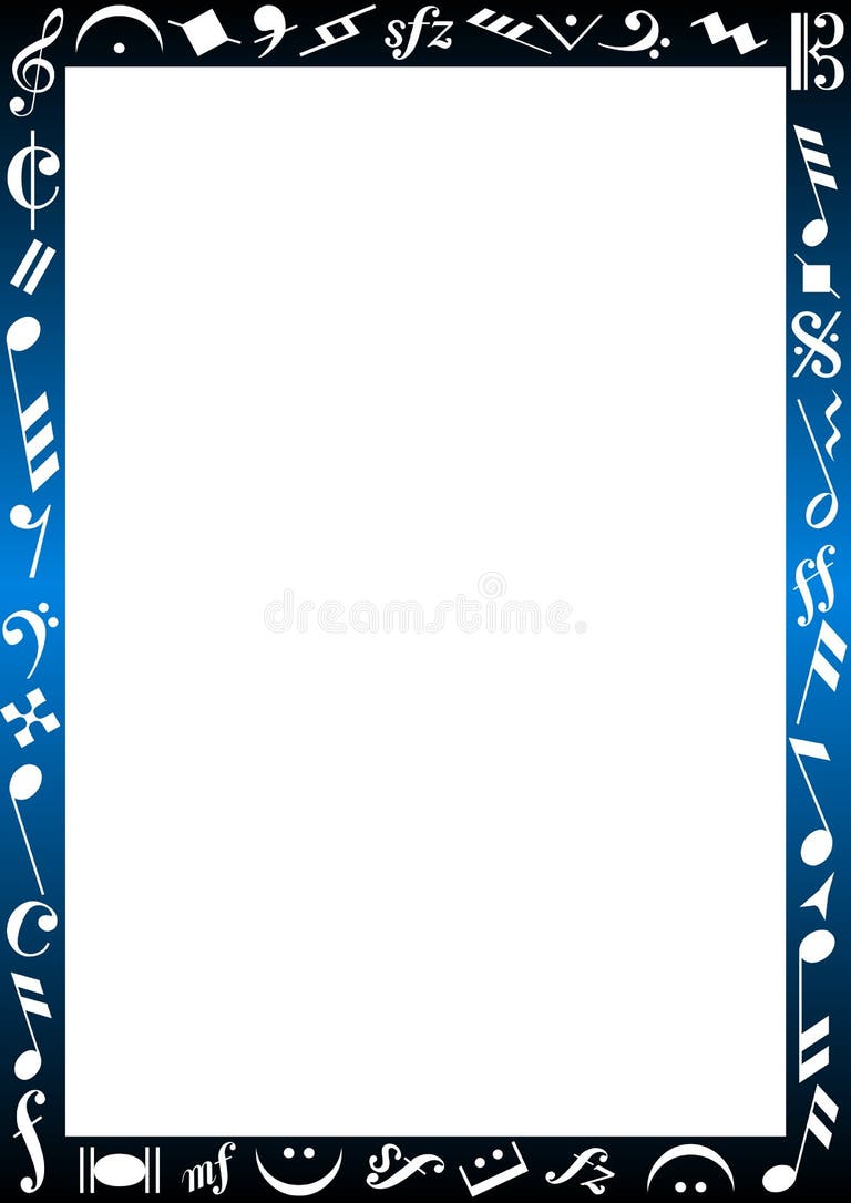 Music Border Blue Stock Illustrations – 5,174 Music Border Blue Stock ...