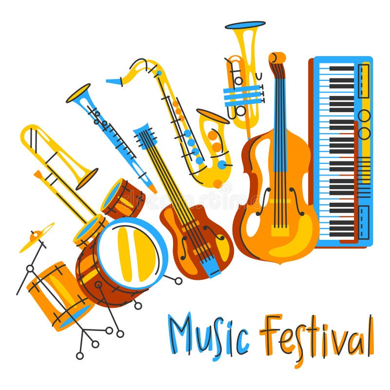 Background with Musical Instruments. Jazz, Blues and Classical Music ... Background with Musical Instruments. Jazz, Blues and Classical Music ...