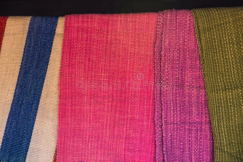 Background of Native Cloth at Doi Ang Khang Stock Photo - Image of ...