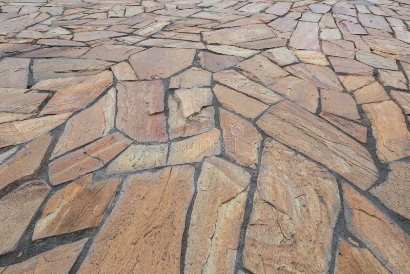 Background from Natural Stone Slabs of Various Shapes in Perspective ...