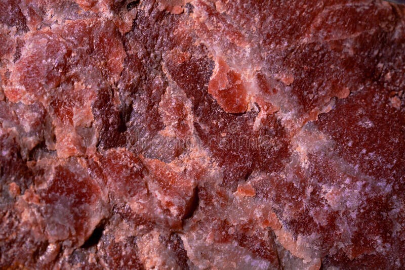 Background of Natural Stone Texture of Red Brown Rough Granite. Piece ...