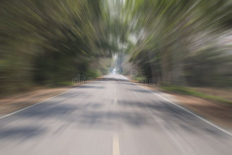 Background Nature Road in Forest Stock Photo - Image of bright ...