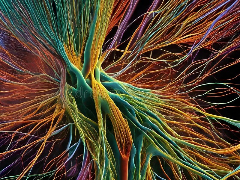 Nerve science Background stock illustration. Illustration of circle ...