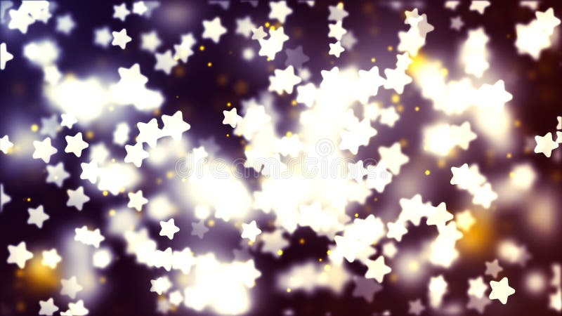 Background with Nice Flying Stars Stock Illustration - Illustration of ...