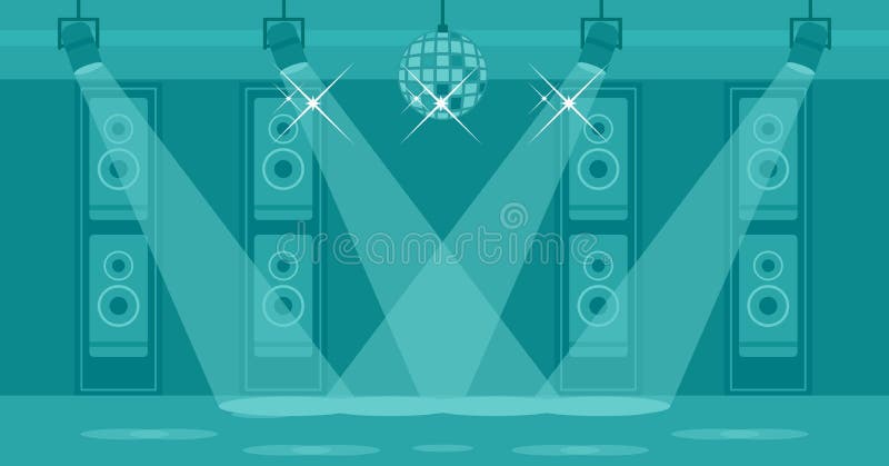 Background of night club. stock vector. Illustration of empty - 66303341