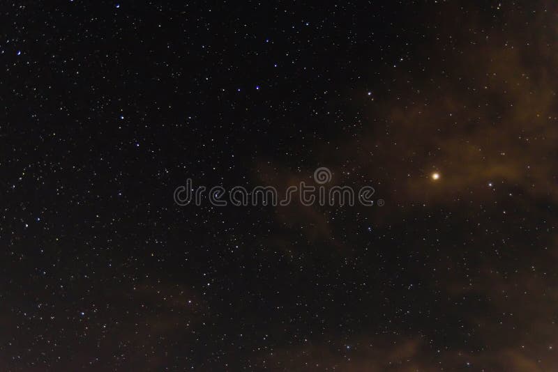 Background of the Night Sky with Many Stars Stock Photo - Image of ...