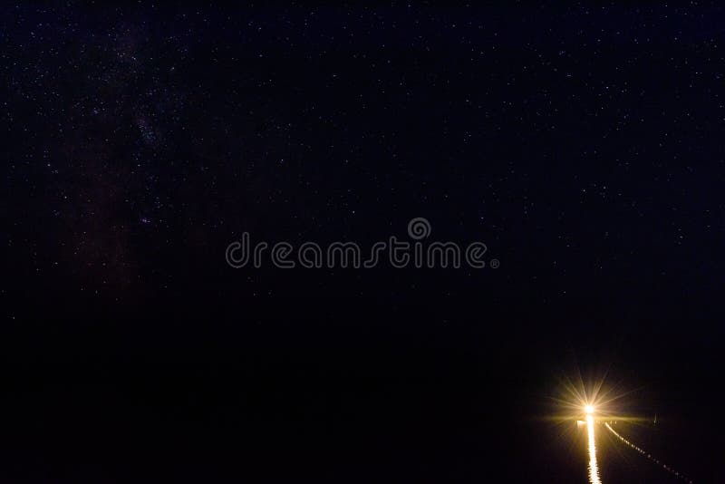 Background of the Night Sky with Many Stars Stock Photo - Image of ...