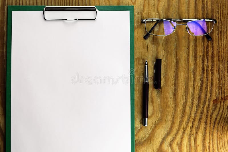Background Notepad Pen Notebook Stock Image - Image of list, binder ...