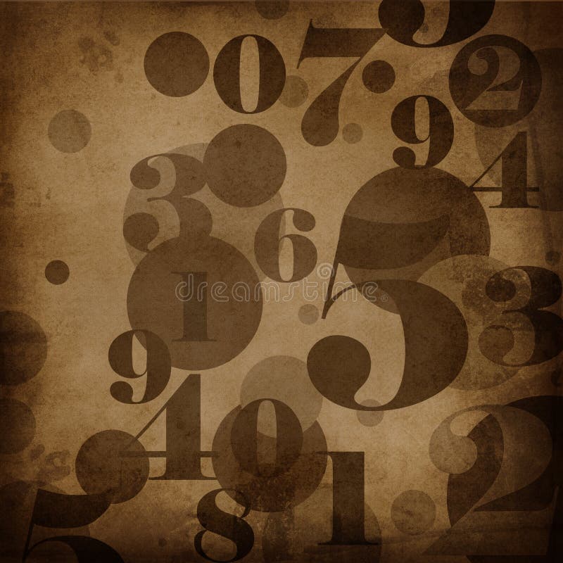 Background with numbers stock illustration. Illustration of grain ...