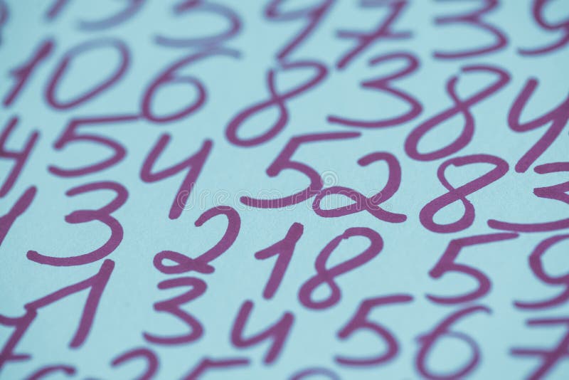 Background of numbers stock photo. Image of matrix, concept - 191660246