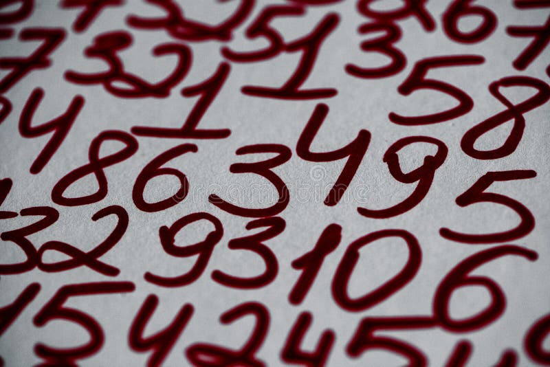 Background of numbers stock photo. Image of graphic - 191660268