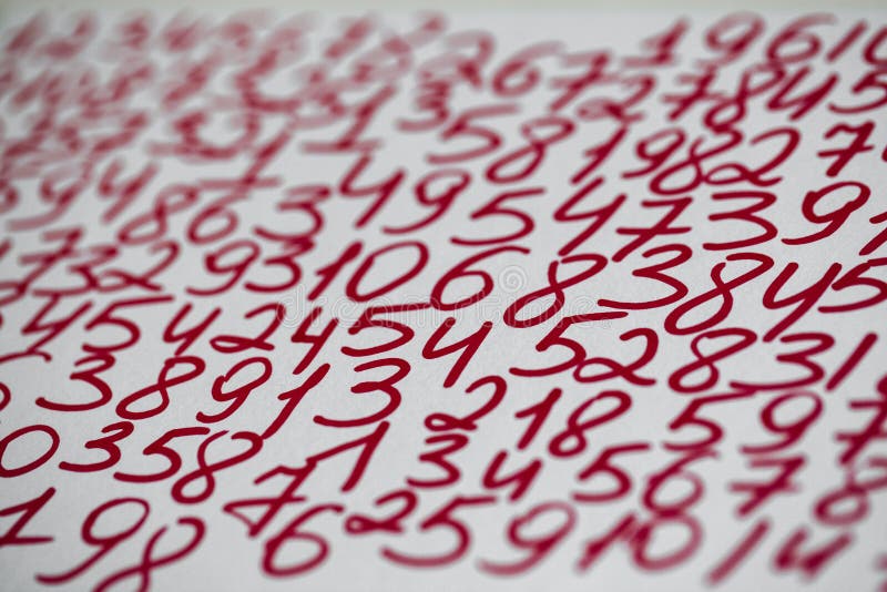 Background of numbers stock image. Image of design, coding - 191660293
