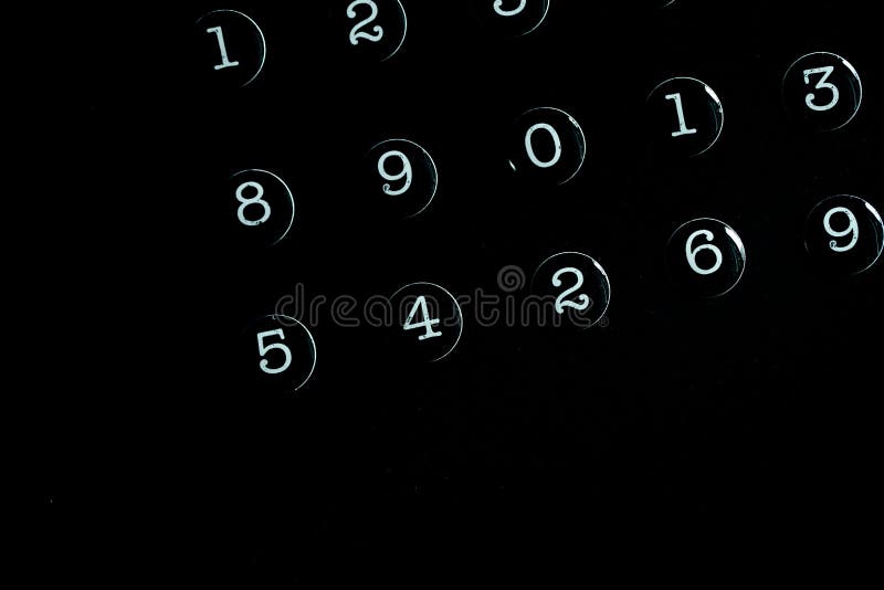 Background of numbers. stock image. Image of light, future - 191763033