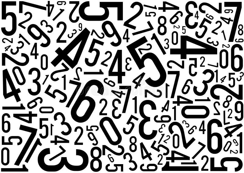 Chaotic Numbers Stock Illustrations – 240 Chaotic Numbers Stock ...