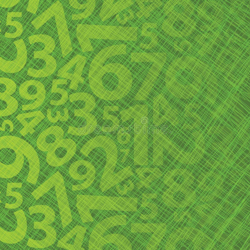 Background with Numbers stock vector. Illustration of four - 40694662