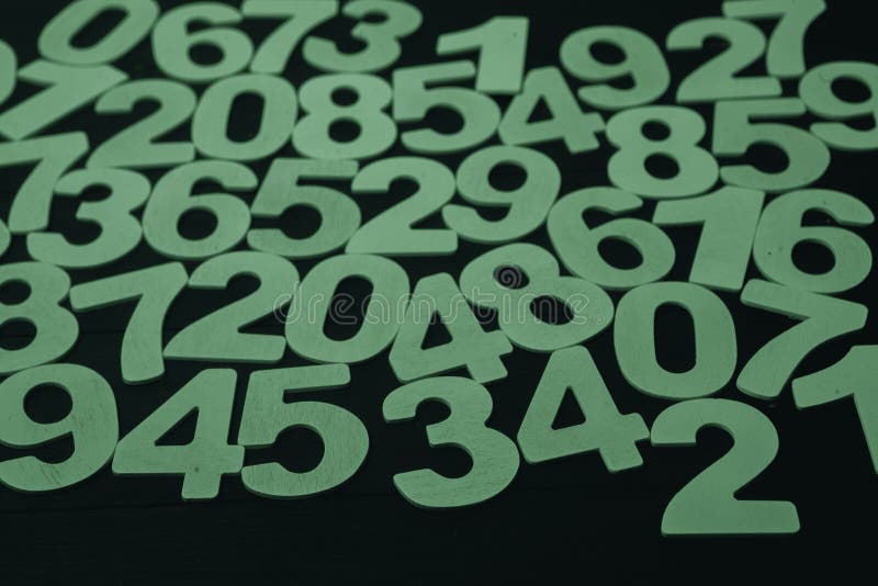 Background of Numbers or Seamless Pattern with Numbers Stock Photo ...