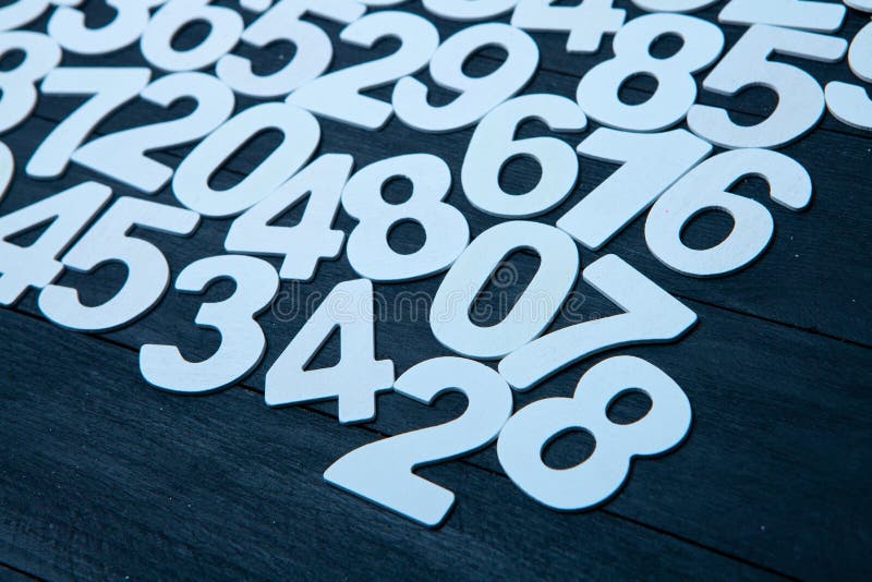 Background of Numbers or Seamless Pattern with Numbers Stock Image ...