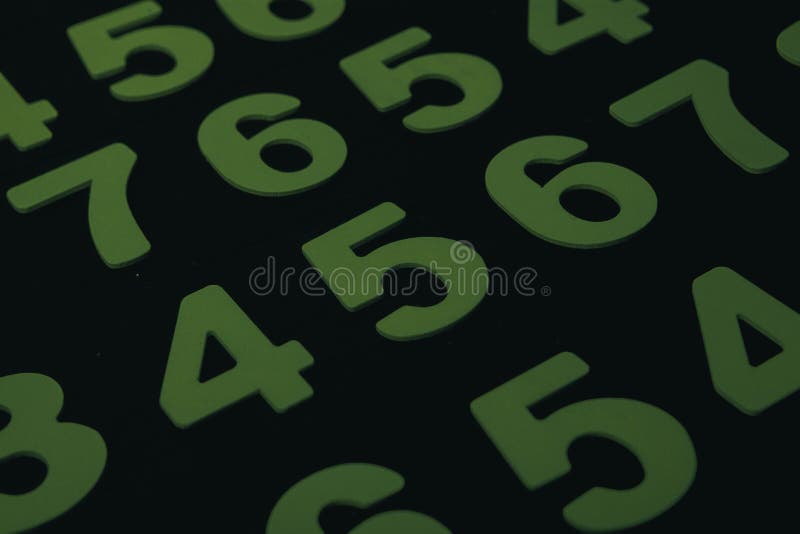 Background of Numbers or Seamless Pattern with Numbers Stock Image ...