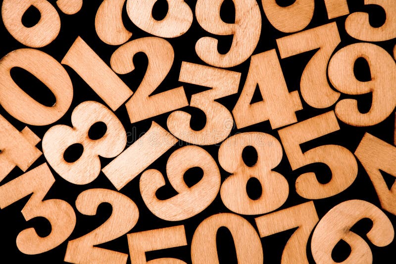 Background of Numbers. from Zero To Nine. Background with Numbers Stock ...