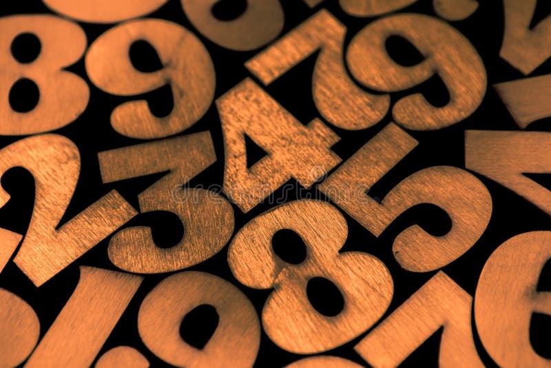 Background of Numbers. from Zero To Nine. Background with Numbers Stock ...