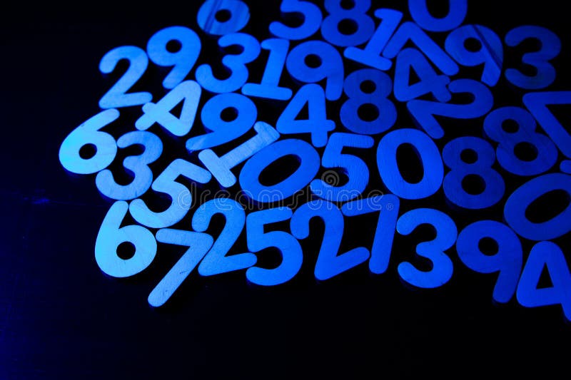 Background or Texture of Numbers. Finance Data Concept. Mathematic ...