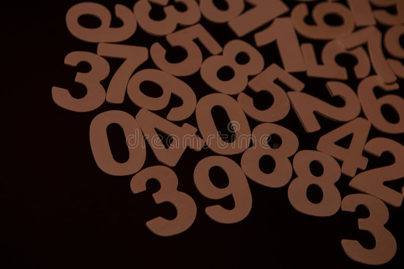 Background or Texture of Numbers. Finance Data Concept. Mathematic ...