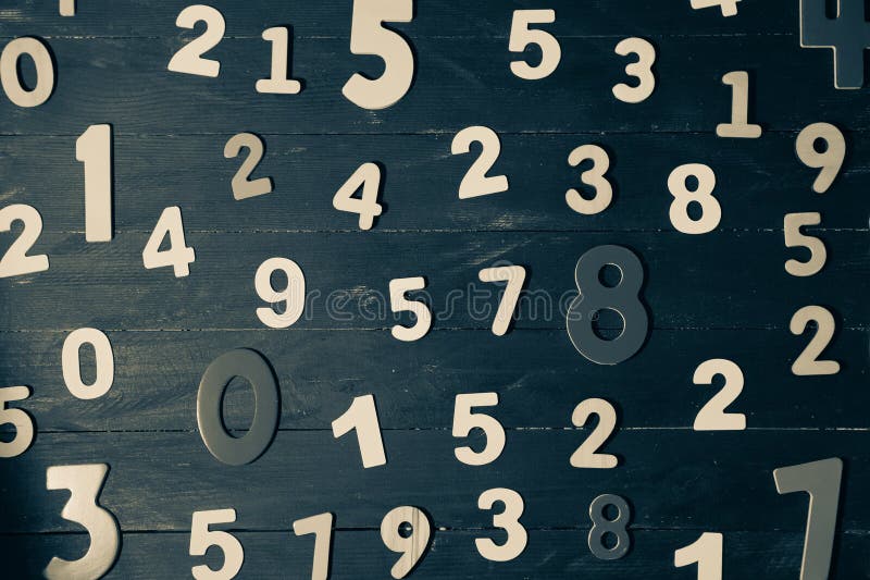 Background or Texture of Numbers. Finance Data Concept. Mathematic ...