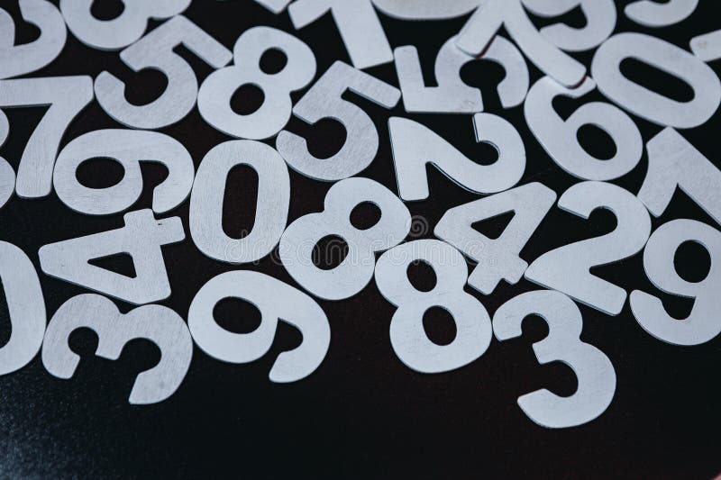 Background of Numbers. from Zero To Nine. Numbers Texture. Finance Data ...