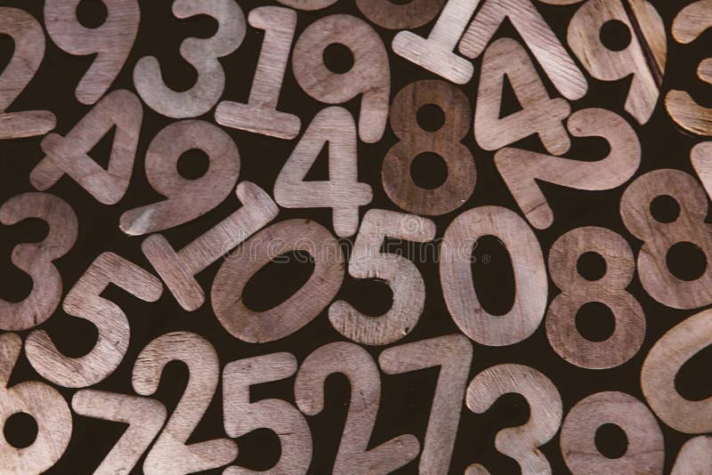 Background of Numbers. from Zero To Nine. Numbers Texture. Finance Data ...