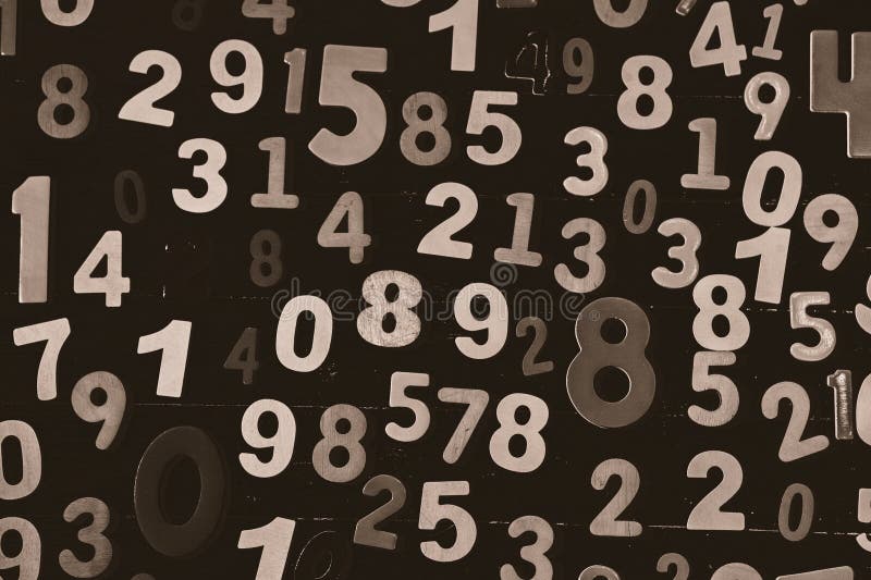 Background of Numbers. from Zero To Nine. Numbers Texture. Finance Data ...