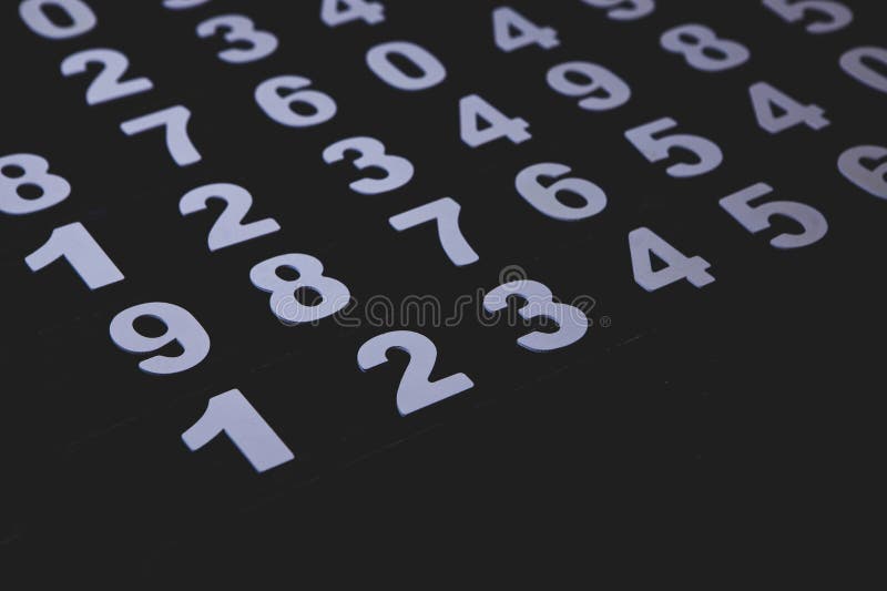 Background of Numbers. from Zero To Nine. Numbers Texture. Finance Data ...