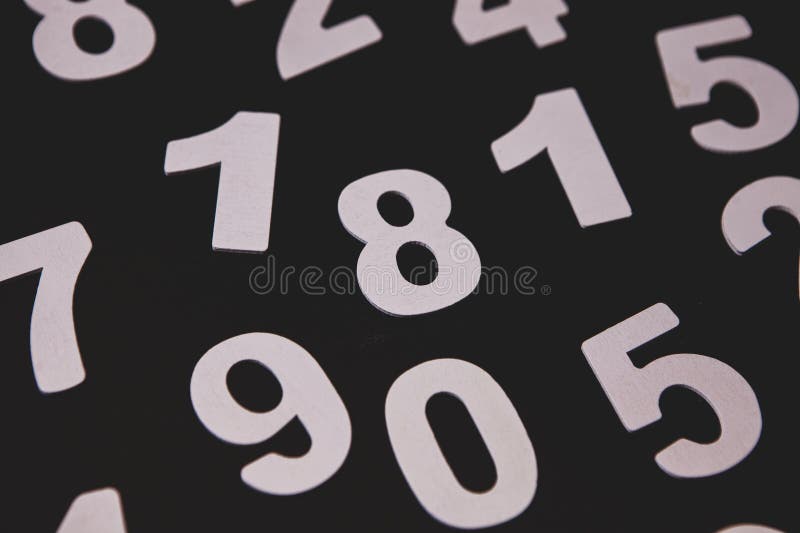Background of Numbers. from Zero To Nine. Numbers Texture. Finance Data ...